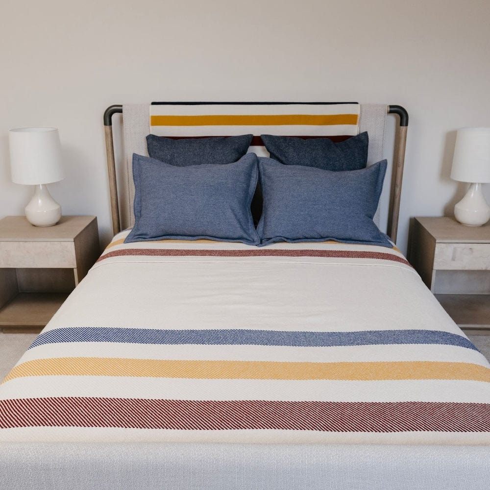 Frontier Cotton Blanket, Made in the USA | Brahms Mount
