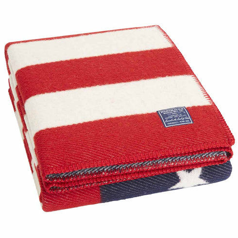 American Flag Wool Throw – Faribault Mill